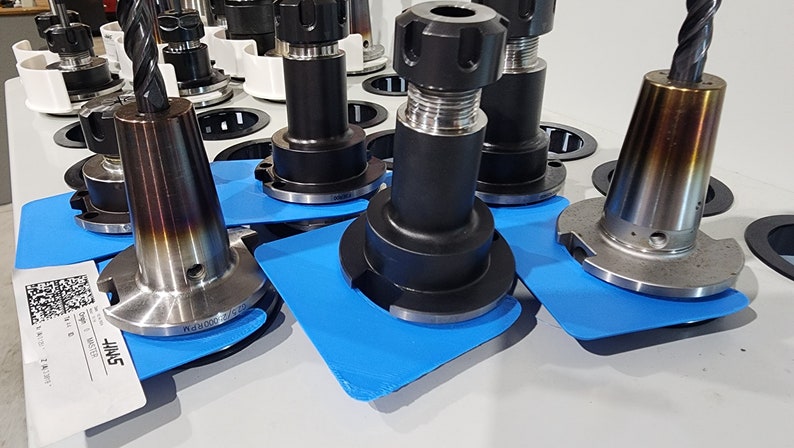 HAAS CNC CAT40 V Flange Tool Holder ID Tags With Rack Friendly Design ...