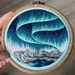 PDF Embroidery Northern Lights Pattern, Embroidered Landscape ...