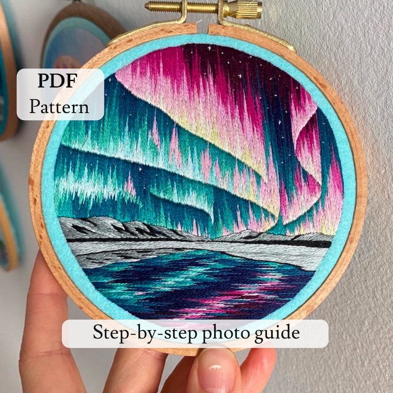 Embroidery Landscape - Etsy