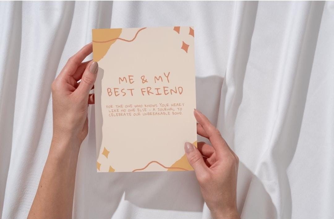 Best Friend Memory Book | Printable Journal for Best Friends | Gift ...