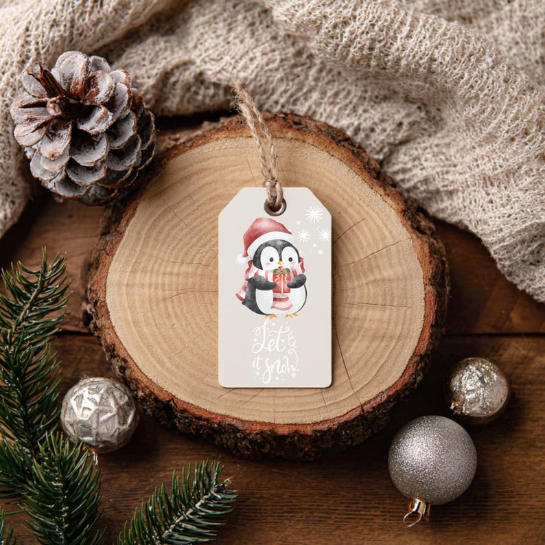 Printable Christmas Gift Tags | Holiday DIY Bundle (PDF & PNG) - Etsy