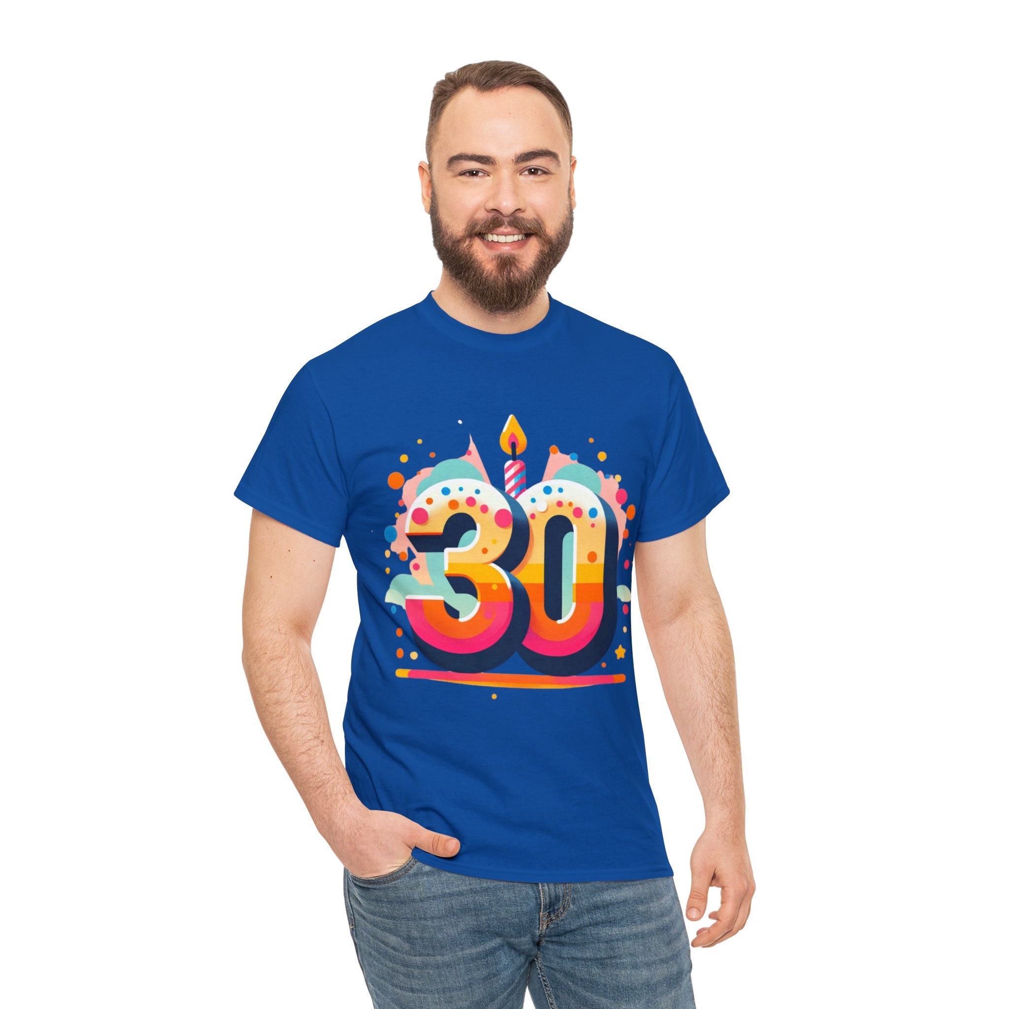 30 Years: Anniversary T-shirt for the 30th Birthday - Etsy UK