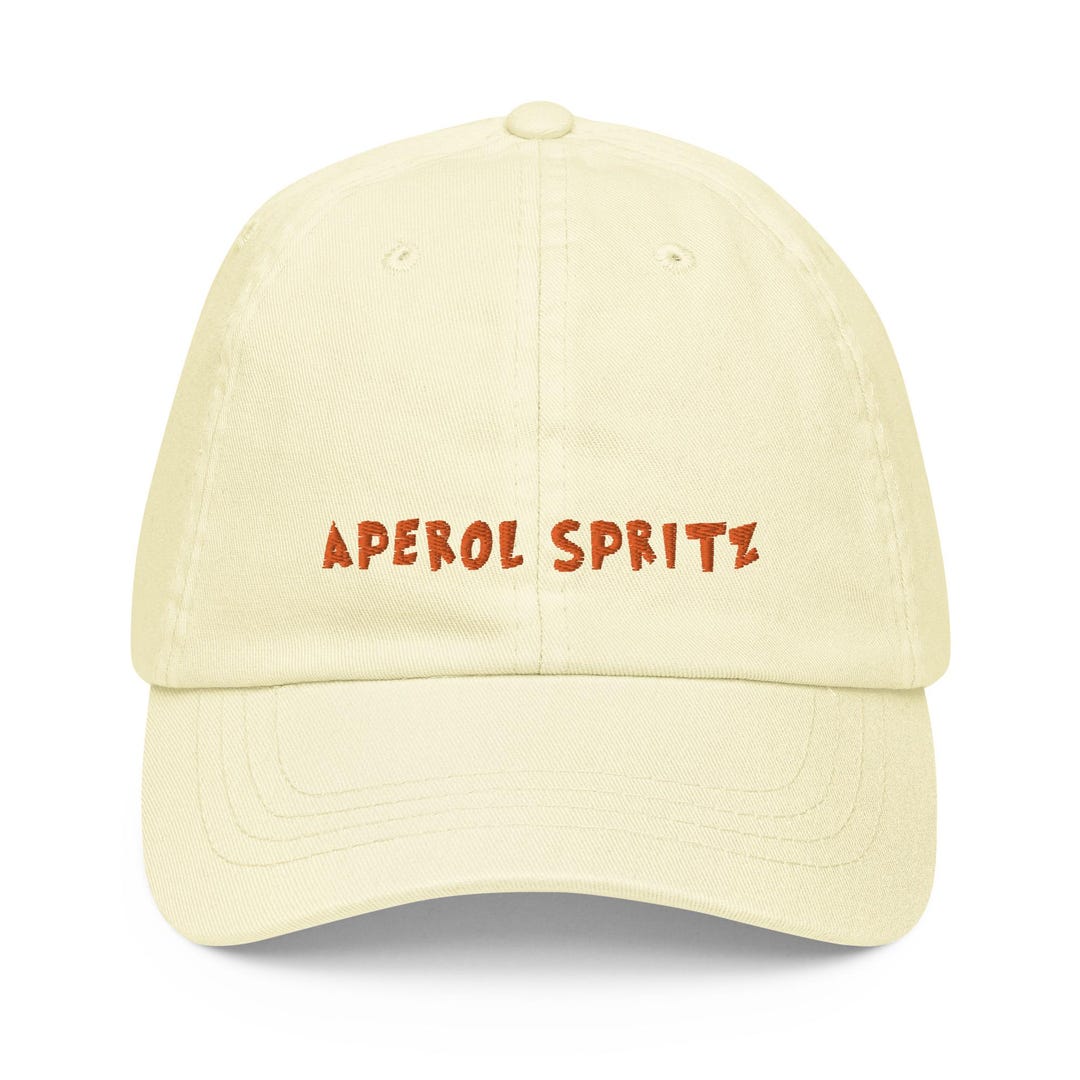 Cap Aperol Spritz, Pastel Cap, Aperol Cap, Unisex Cap for Men and Women ...