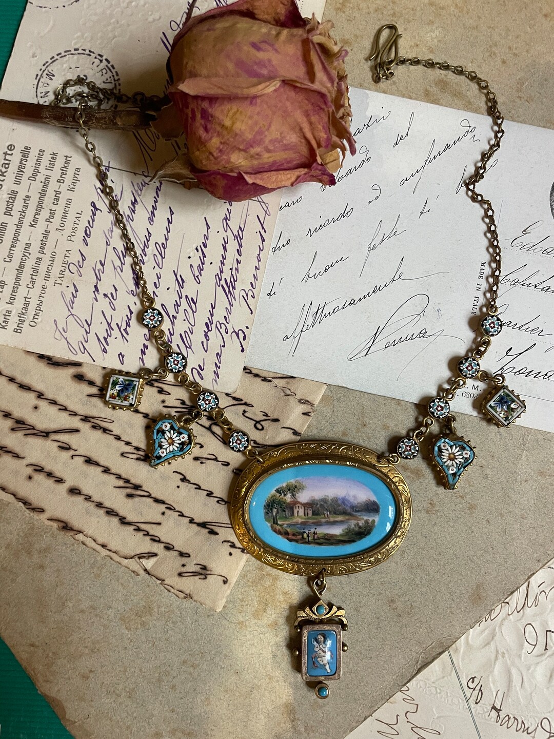 Necklace With Ancient Japanese Ceramics - Etsy