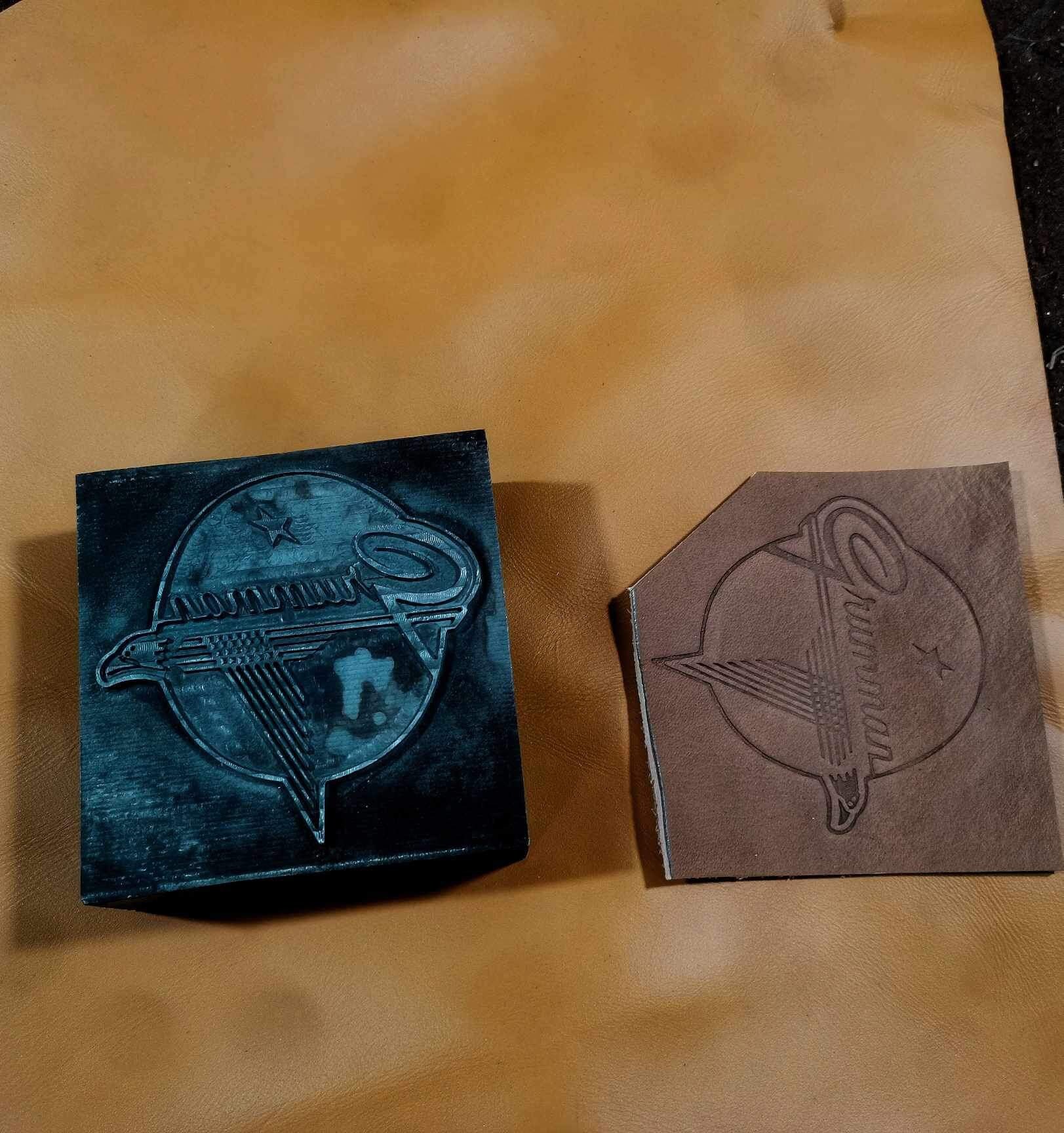 Custom Metal Press Dies Leather Touchmark Press Die, Customize Press ...