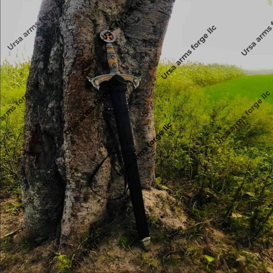 King Knights Templar Medieval Sword ,custom Sword, Engraved Collectible ...