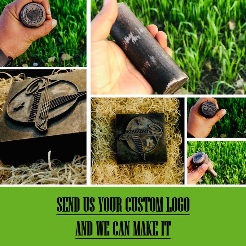 Custom Logo Stamp for Blacksmithing, Custom Leather Touch Mark Coining ...