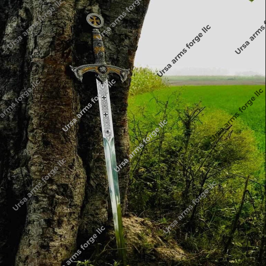 King Knights Templar Medieval Sword ,custom Sword, Engraved Collectible ...