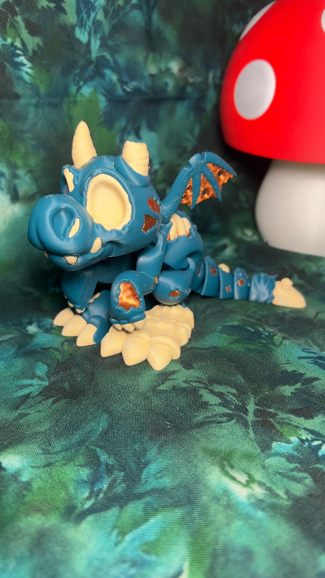 Zombie Wyvern - 3D Printed Articulated Figurine - Etsy