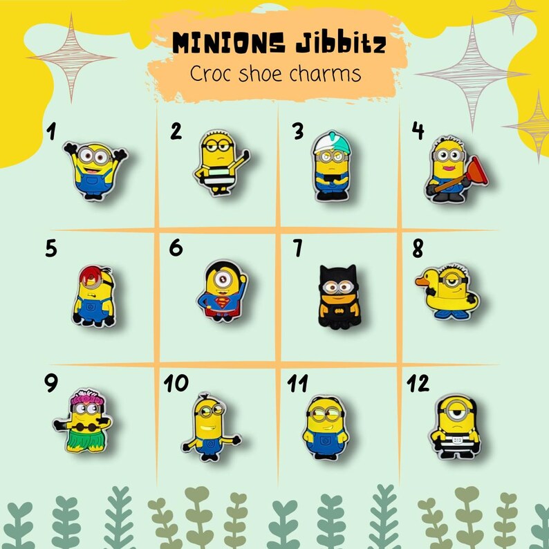 Cartoon Jibbitz Croc Shoe Charms Animated Comedy Funny Gifts Croc ...