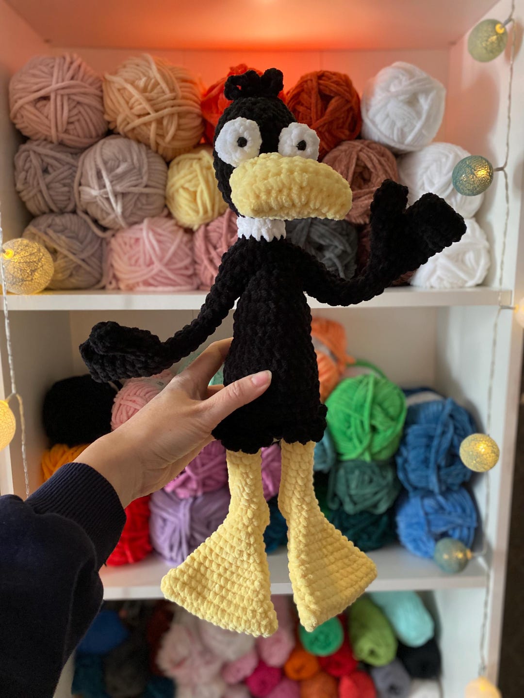 Daffy Duck Pattern- Crochet Pattern! - Etsy