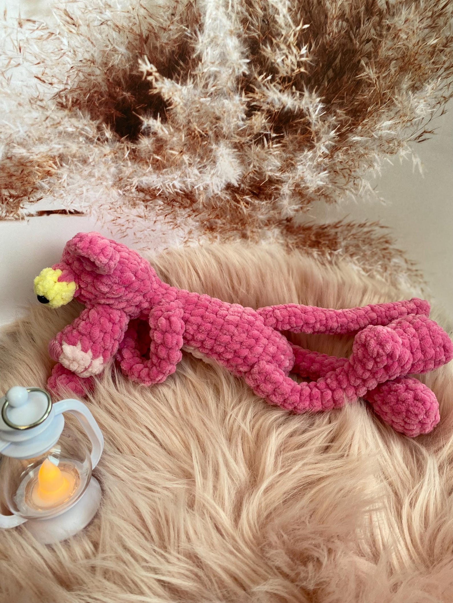 Pink P - Panther- English Crochet Pattern - DIY - Etsy