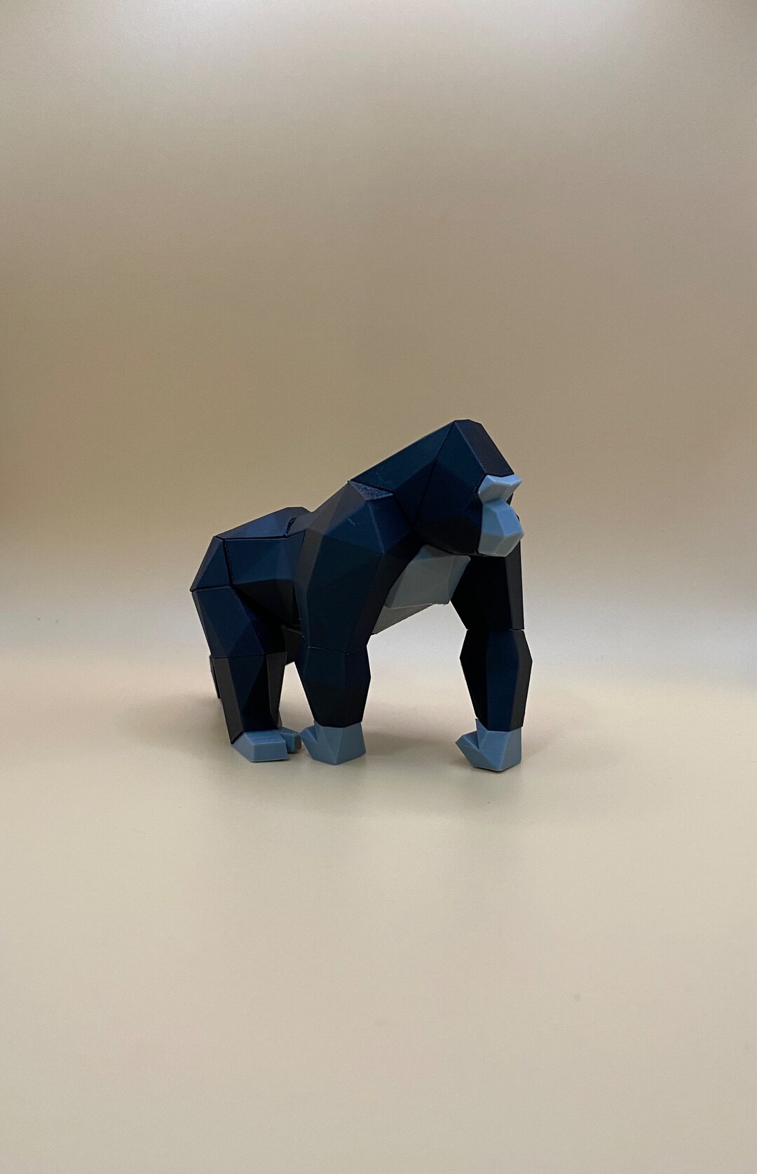 3D Magnetic Gorilla Puzzle: Geometric Gorilla Toy - Etsy