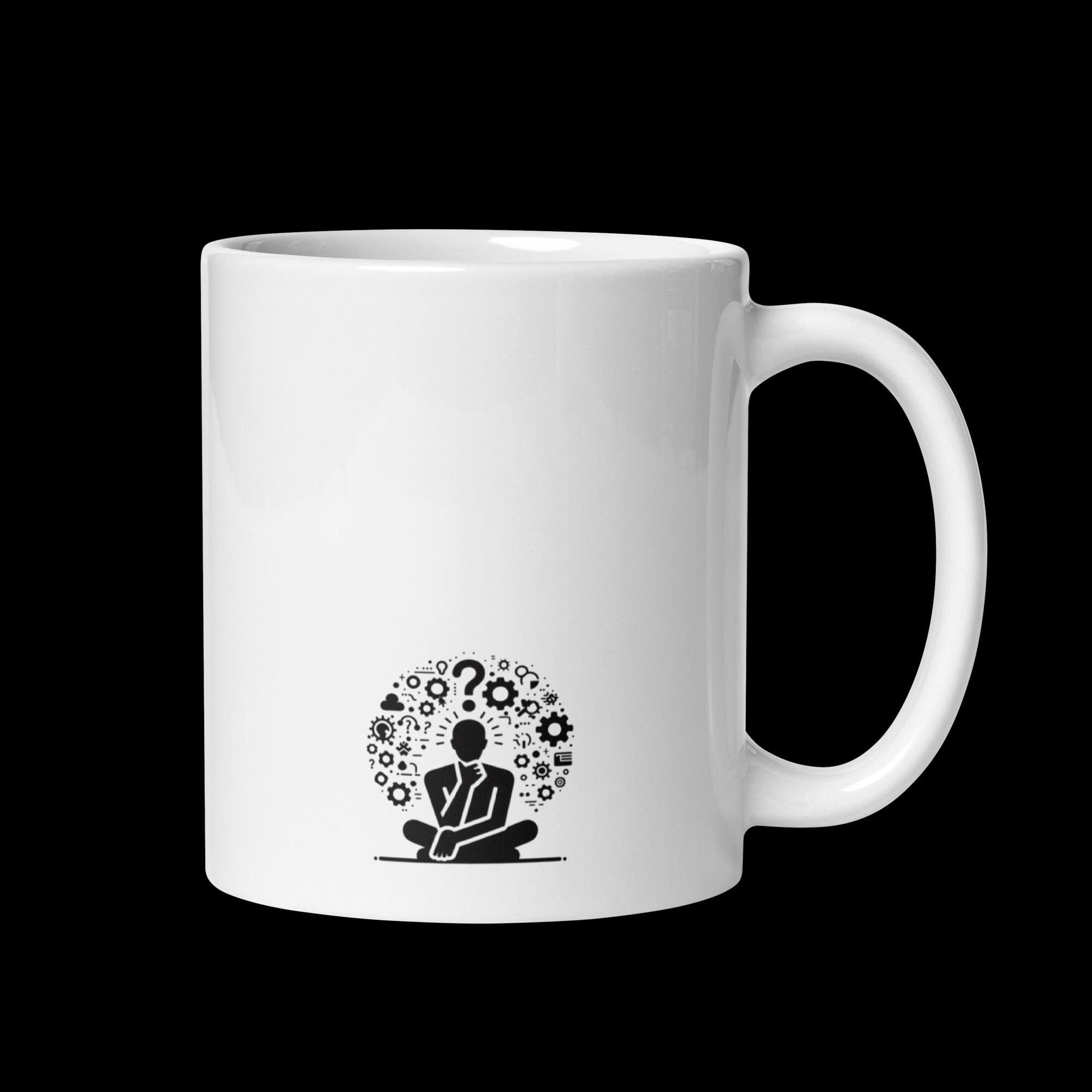 White, Glossy Mug "i'm Thinking" - Etsy