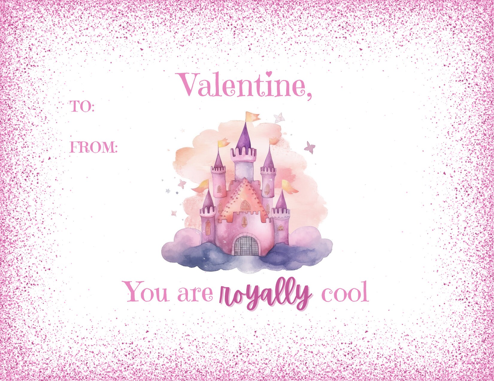 Printable Princess Valentine's Day Cards - Etsy