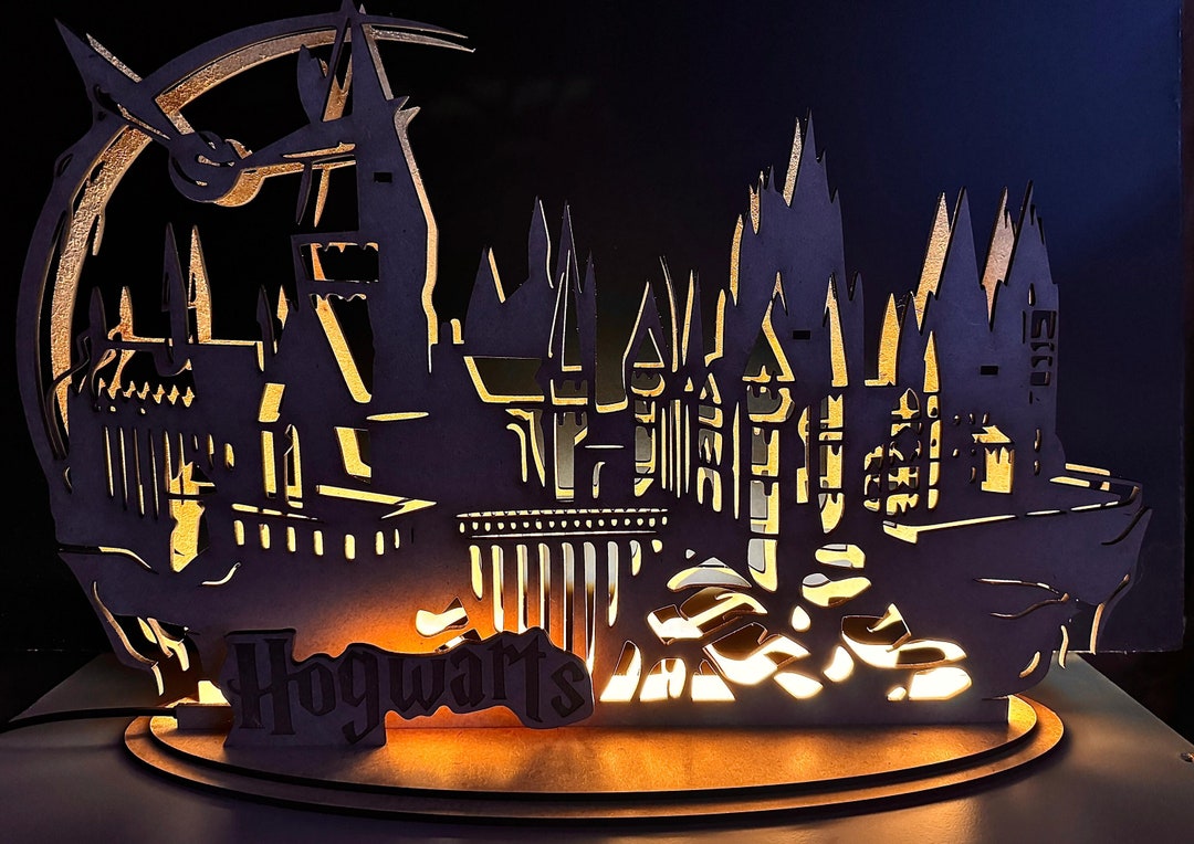 Hogwarts LED Lampe Harry Potter Licht Light Beleuchtung goldener ...