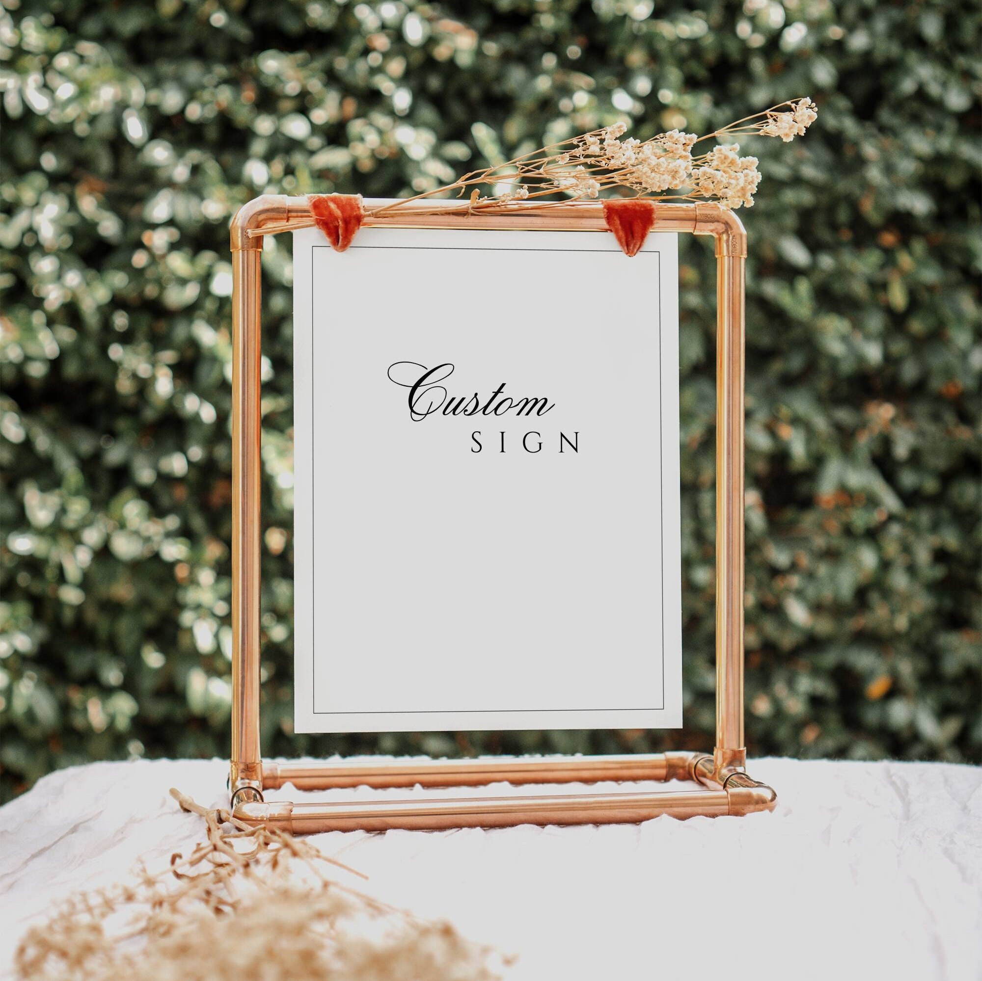 Customizable Sign, Custom Wedding Sign Template, Wedding Sign Template ...