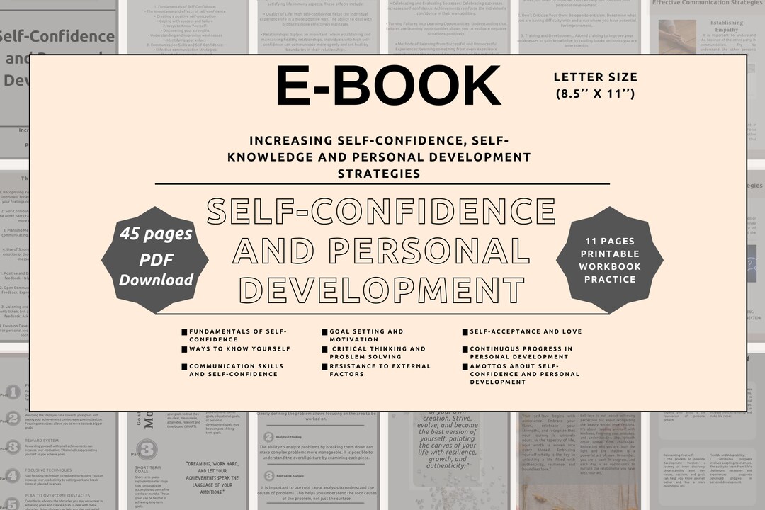 Self-confidence and Personal Development E-book,empower Yourself ...