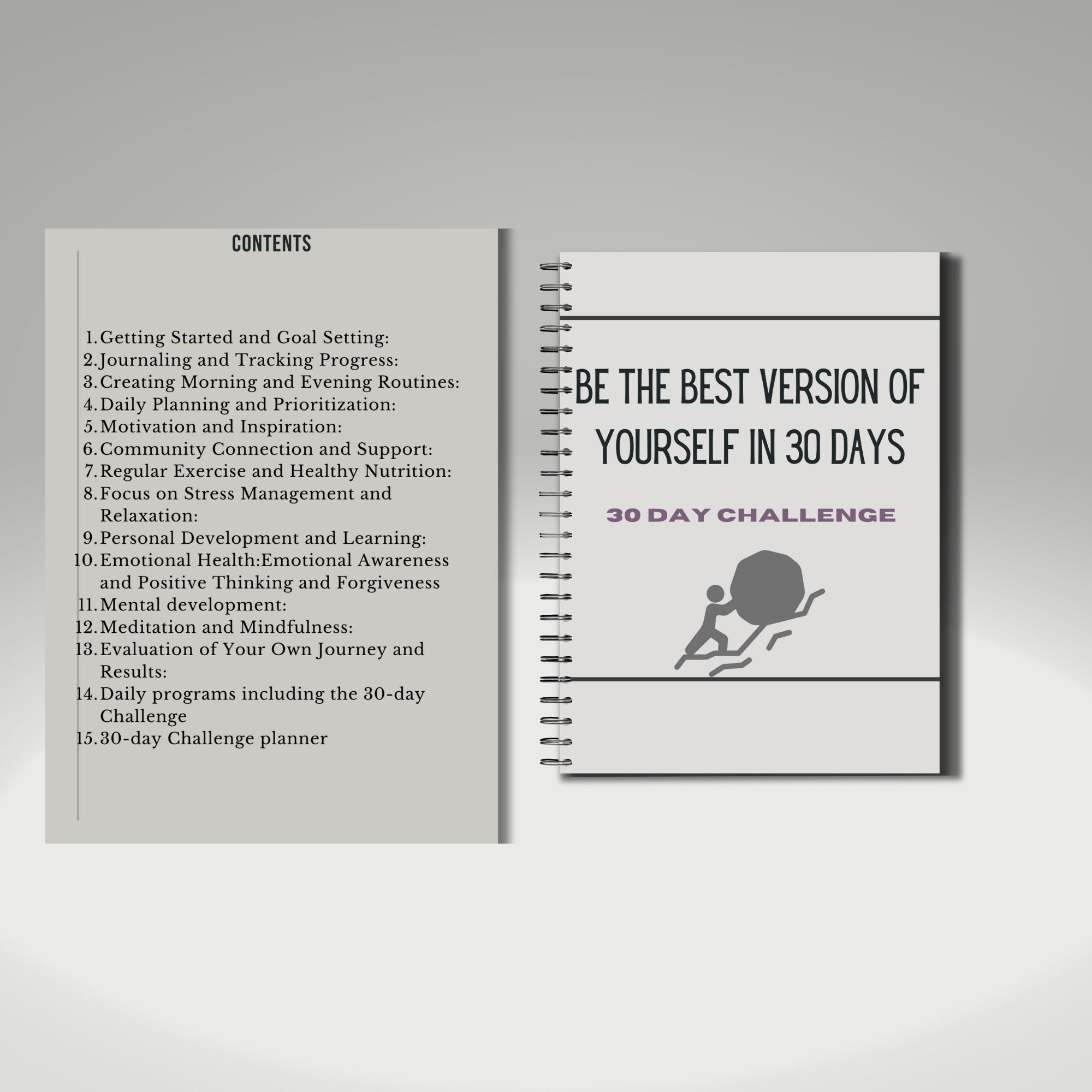 30 Day Challenge Guide Pdf,unleash Your Potential,goal-setting Made ...