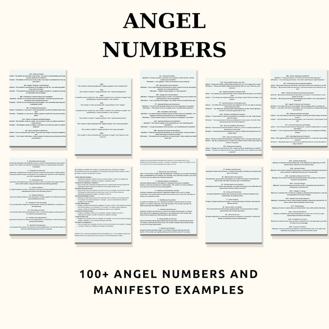 Angel Numbers PDF A Gateway to Divine Messages,integrating Angel ...