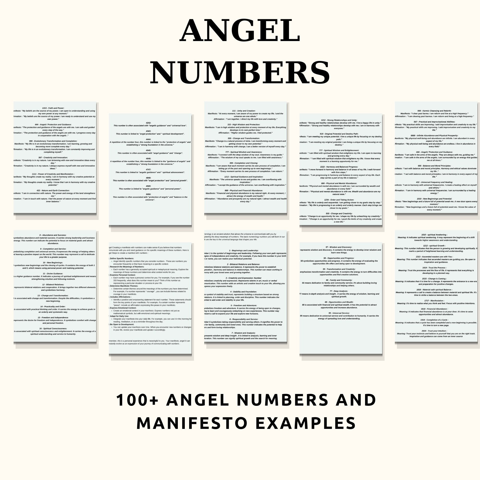 Angel Numbers PDF A Gateway to Divine Messages,integrating Angel ...