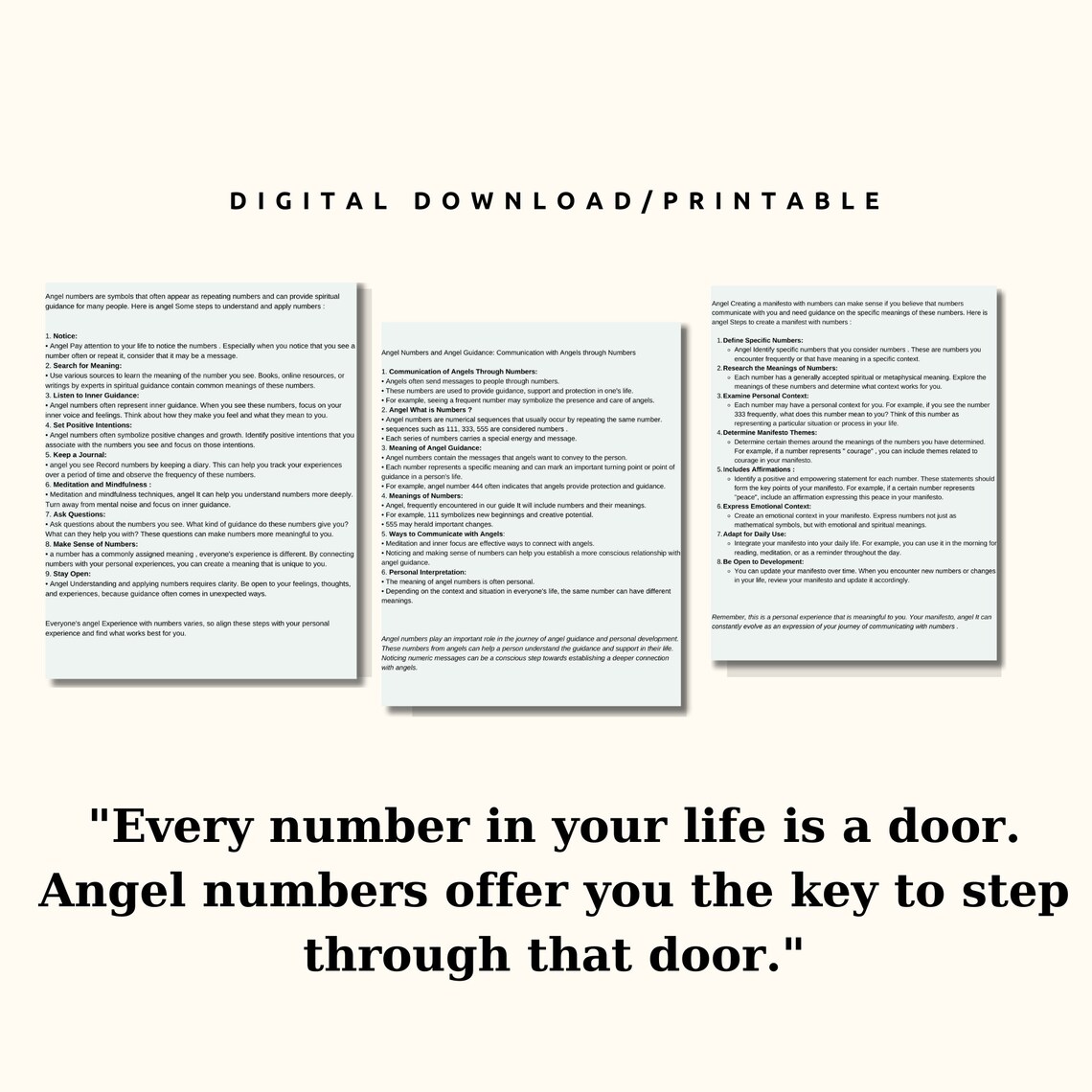 Angel Numbers PDF A Gateway to Divine Messages,integrating Angel ...
