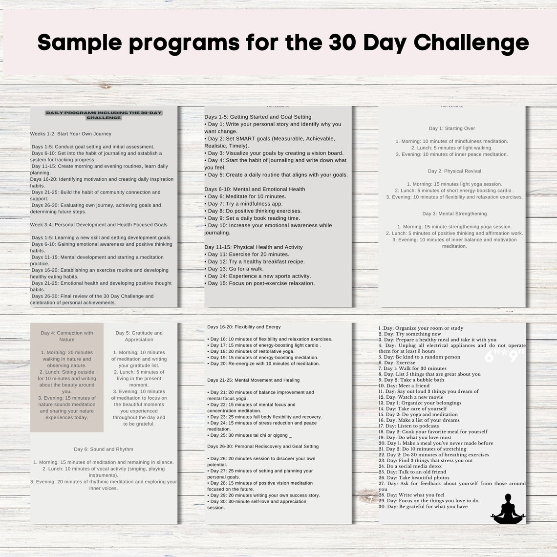 30 Day Challenge Guide Pdf,unleash Your Potential,goal-setting Made ...