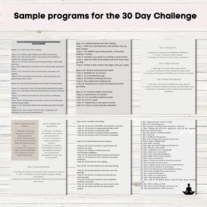 30 Day Challenge Guide Pdf,unleash Your Potential,goal-setting Made ...