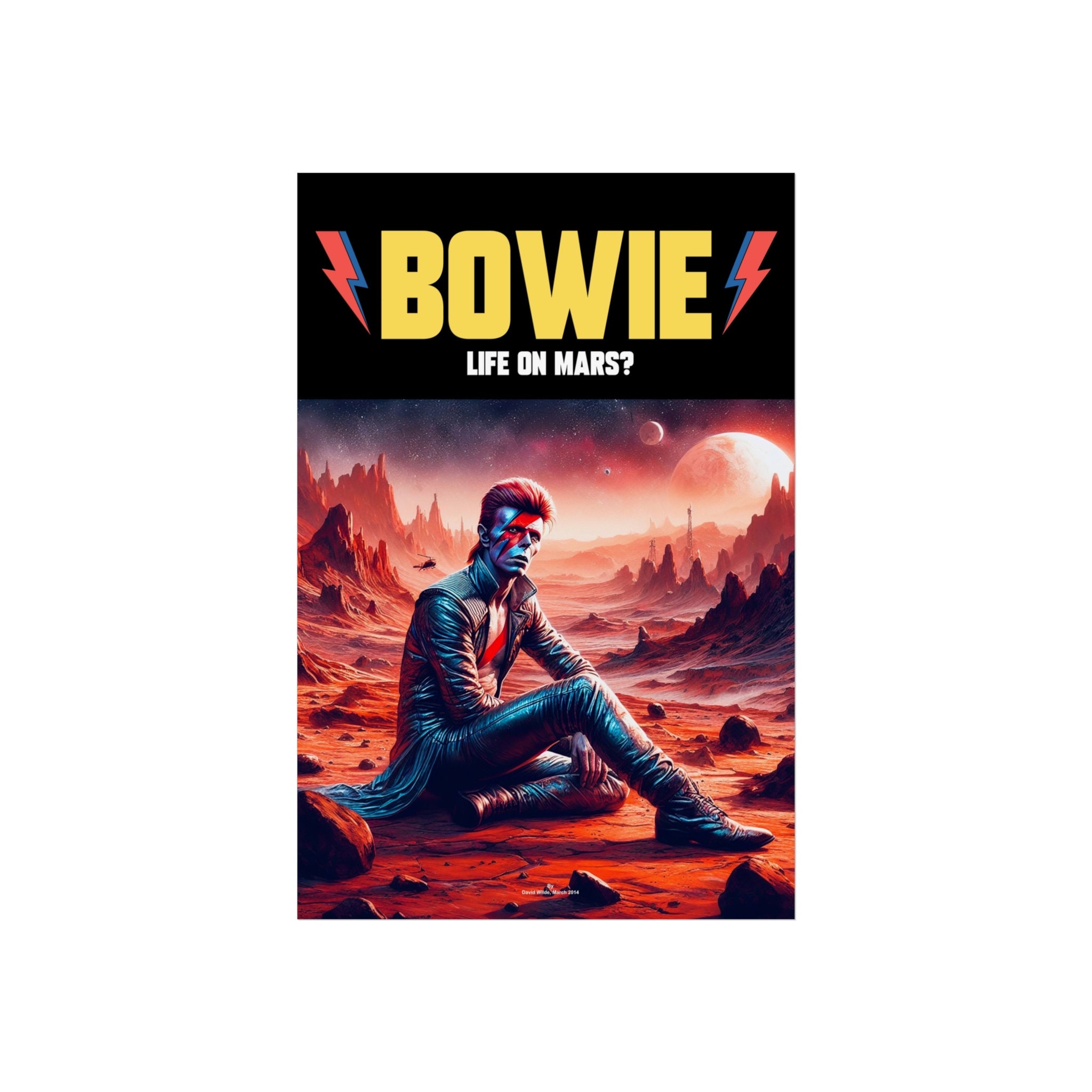 David Bowie Poster Bowie Posters Bowie Wall Art Bowie Print David Bowie ...