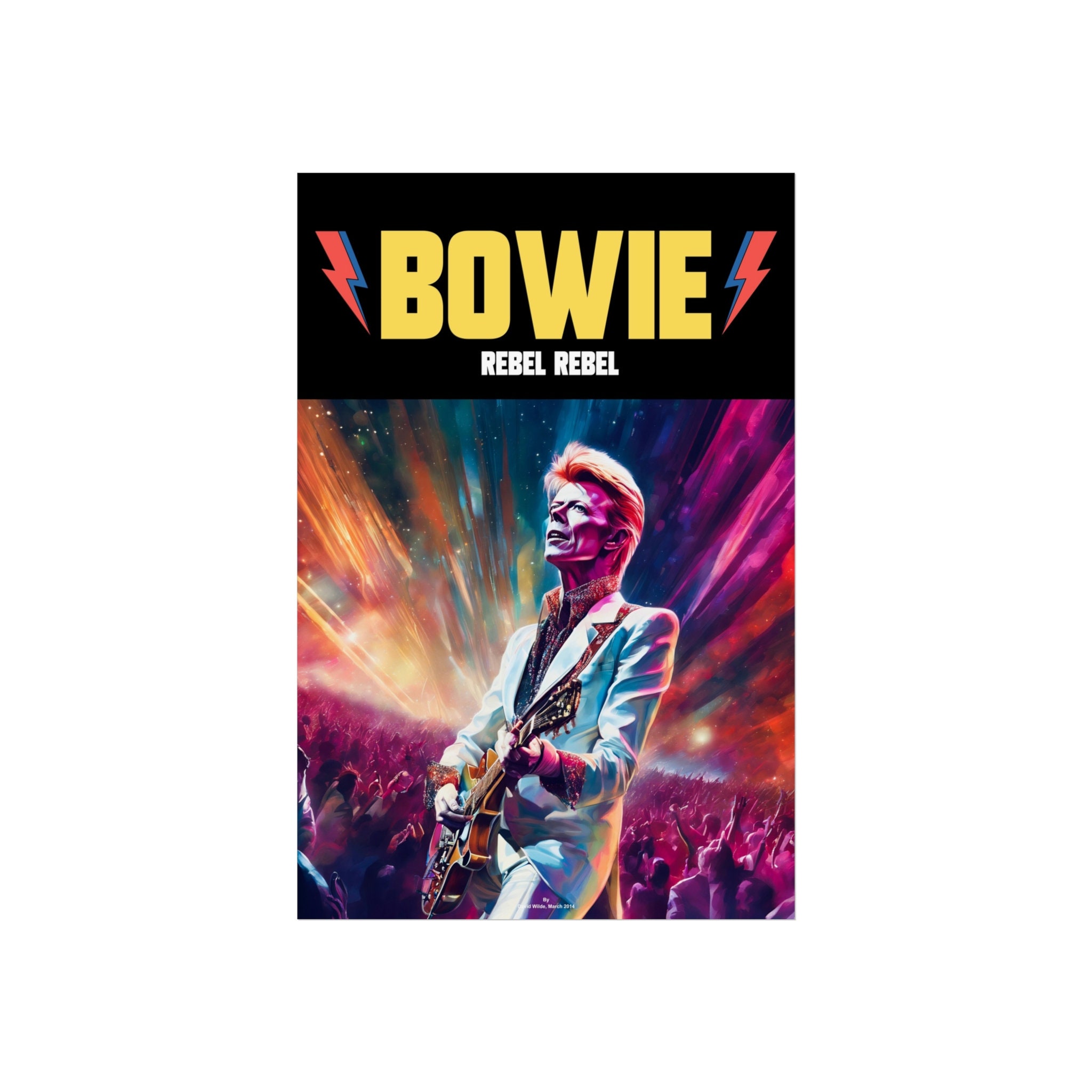 David Bowie Poster Bowie Posters Bowie Wall Art Bowie Print David Bowie ...