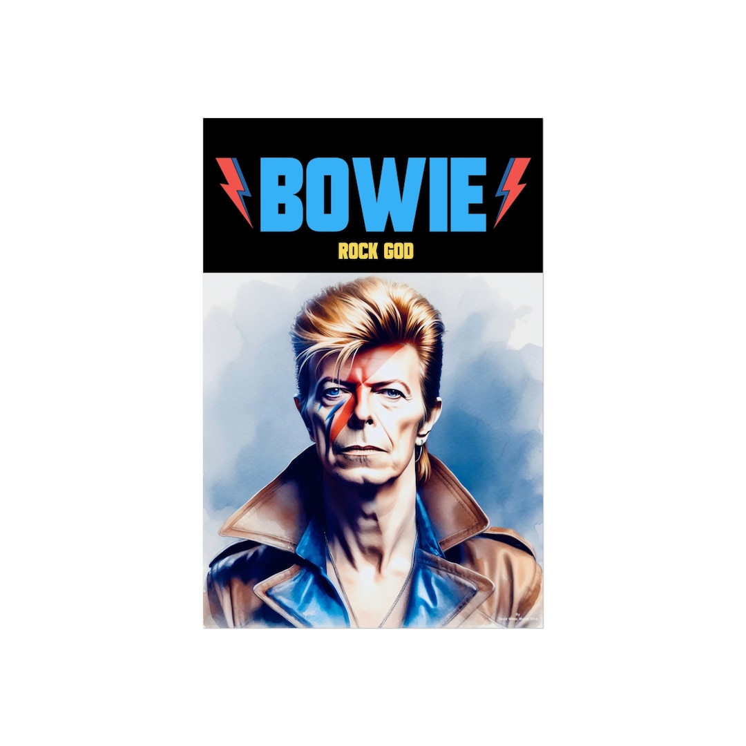 David Bowie Poster Bowie Posters Bowie Wall Art Bowie Print David Bowie ...