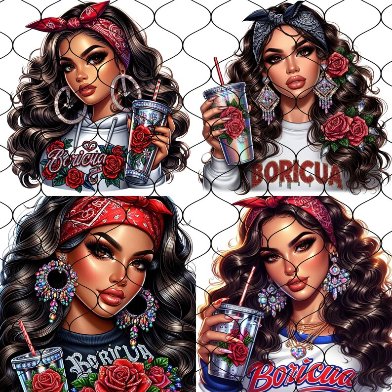 Puerto Rican Girl Png, 20 Png, Puerto Rico Png, Puerto Rico Design Png ...