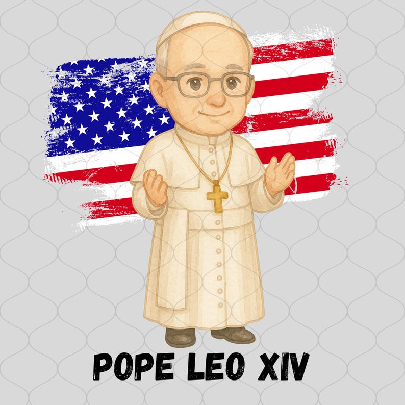 Pope Leo XIV Png,3 TRANSPARENT PNG, New Pope, Pope Clipart, Chibi Cute ...