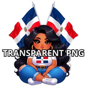 Curvy Dominican Republic Queen Png, TRANSPARENT PNG, Plus Size ...