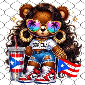Cute Puerto Rican Female Teddy Bear Png, 10 TRANSPARENT PNG, Puerto ...