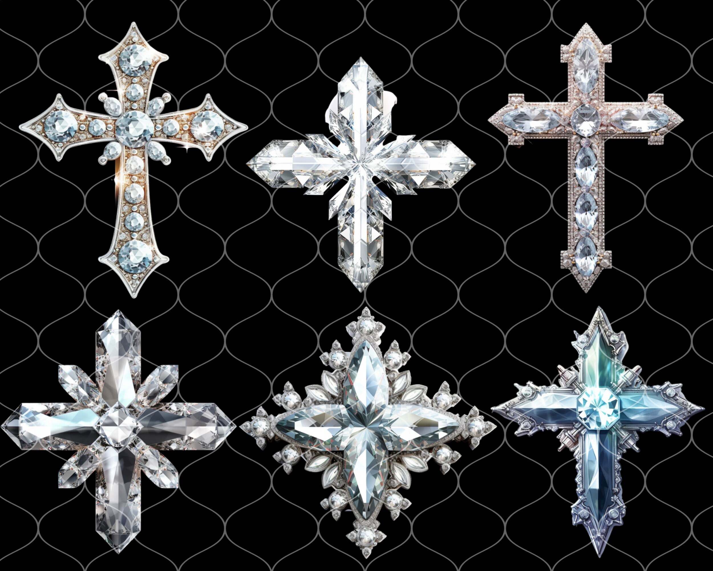 Diamond Cross, 30 Png, Cross Clipart, Christian Cross Clipart, Cross ...