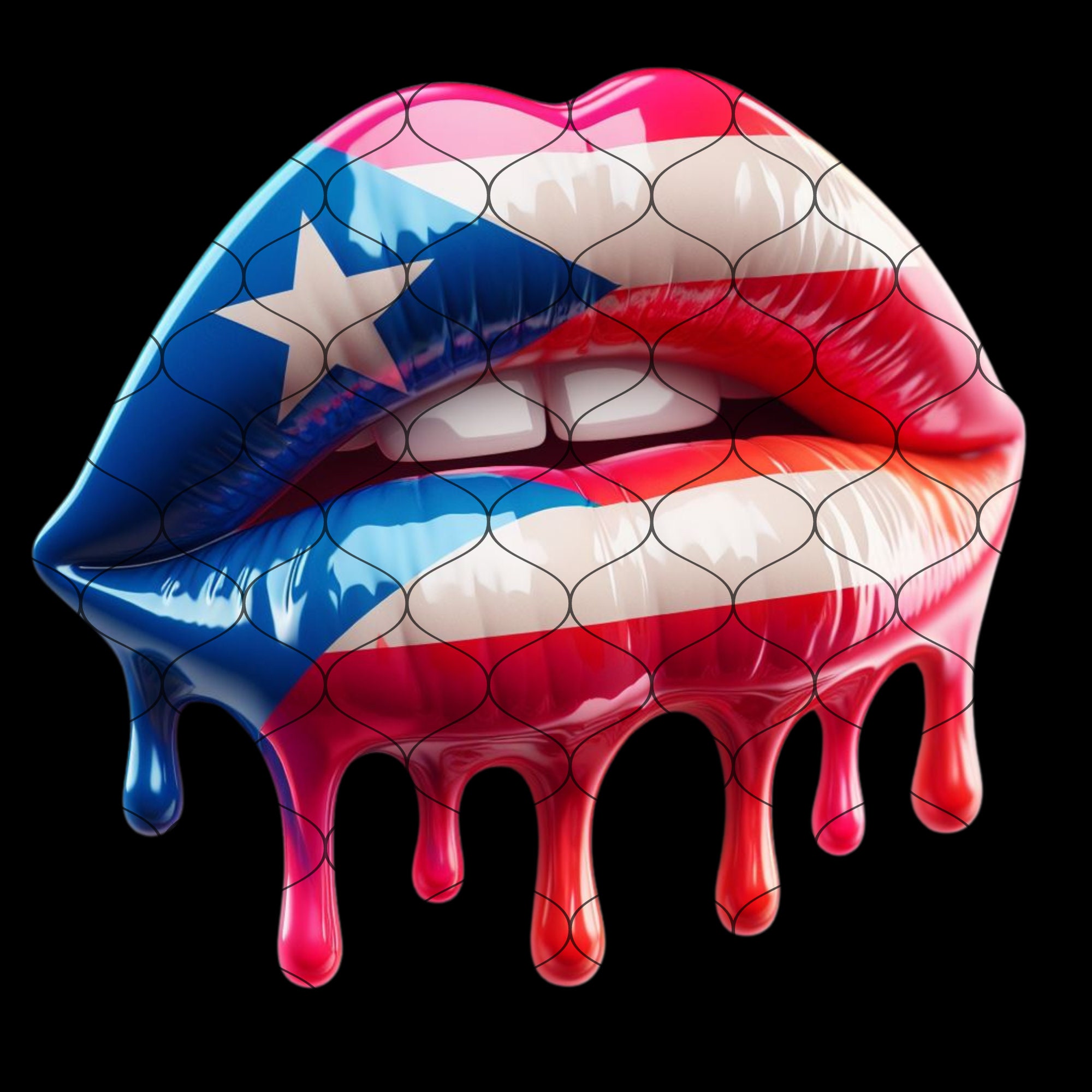 Dripping Lips Png, TRANSPARENT PNG, Sublimation Lips, Boricua Png ...