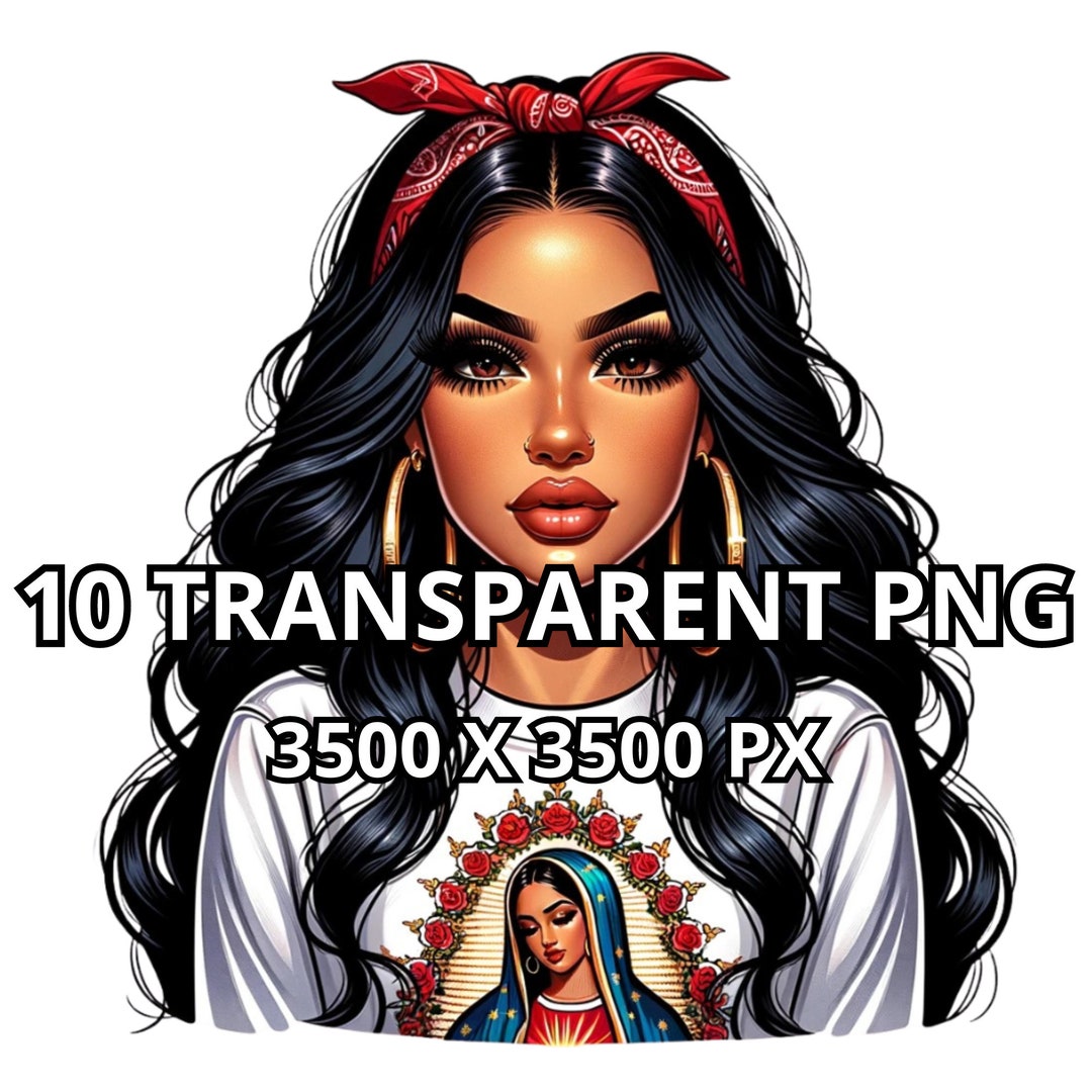 10 Latina Png, Hoodie Virgin Mary, Beautiful Chicana Woman, Latina ...