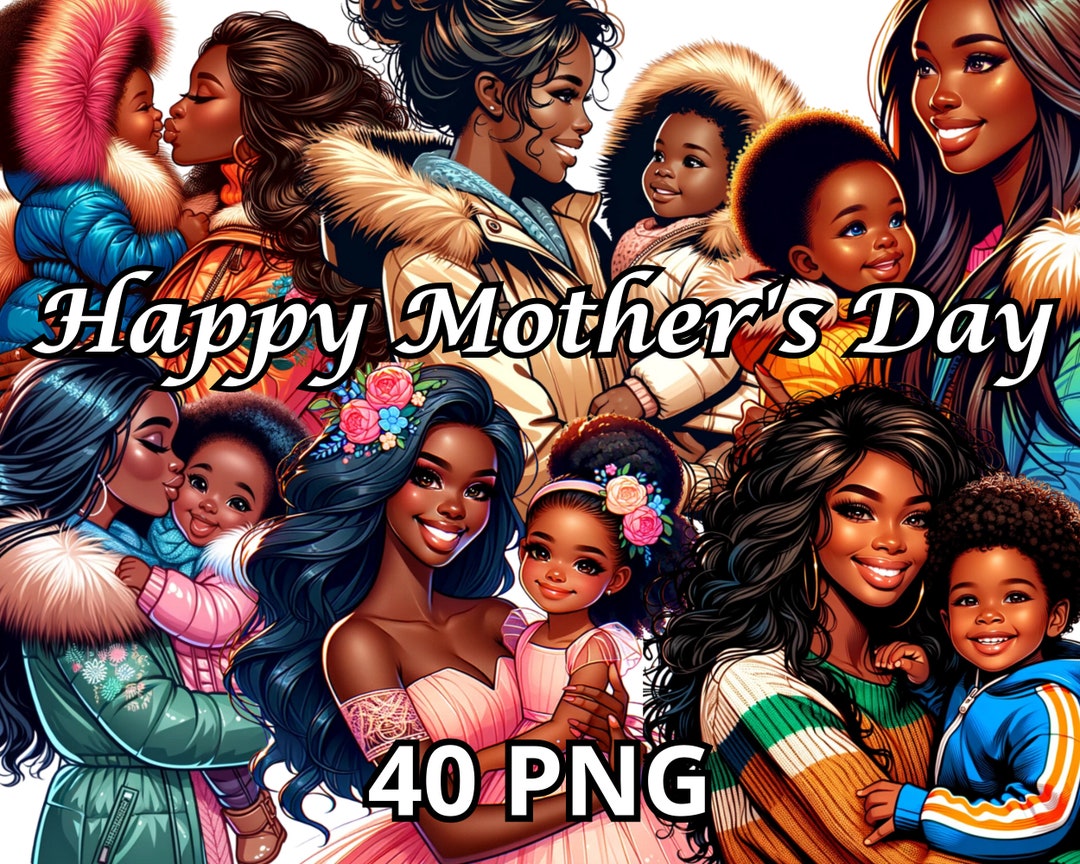 Happy Mother's Day, 40 PNG, Mothers Day Clipart, Mothers Day, Mom ...