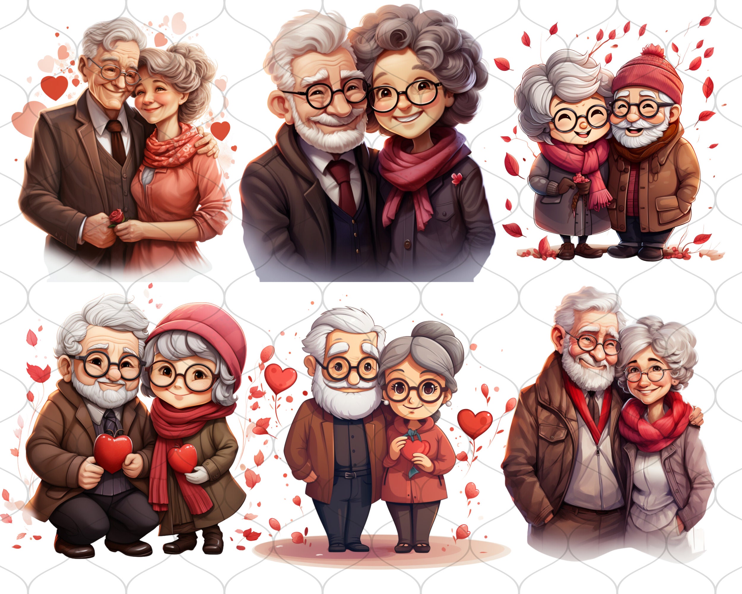Grandparents Clipart,33 PNG, Grandpa Clipart, Grandmother Clipart ...