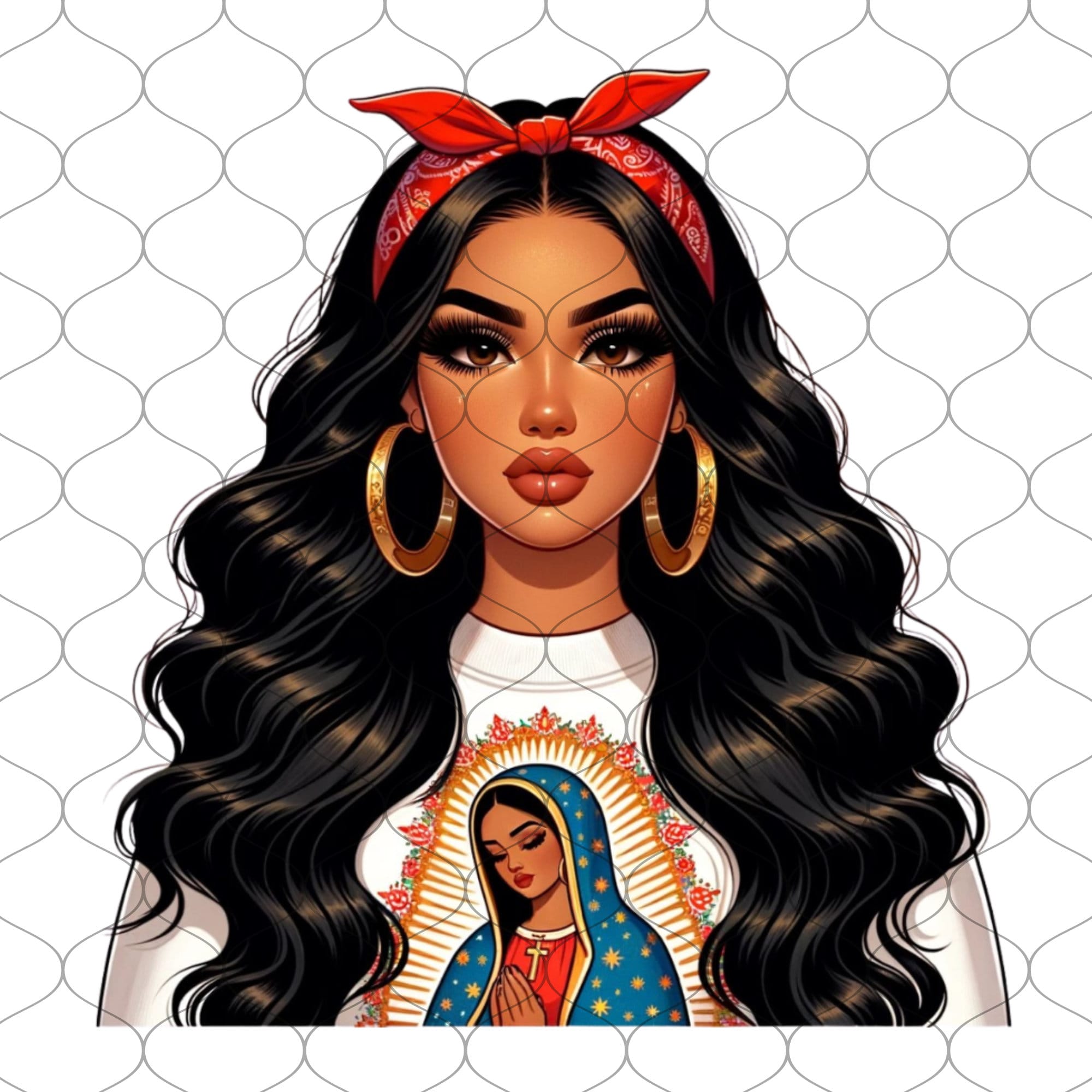 10 Latina Png, Hoodie Virgin Mary, Beautiful Chicana Woman, Latina ...