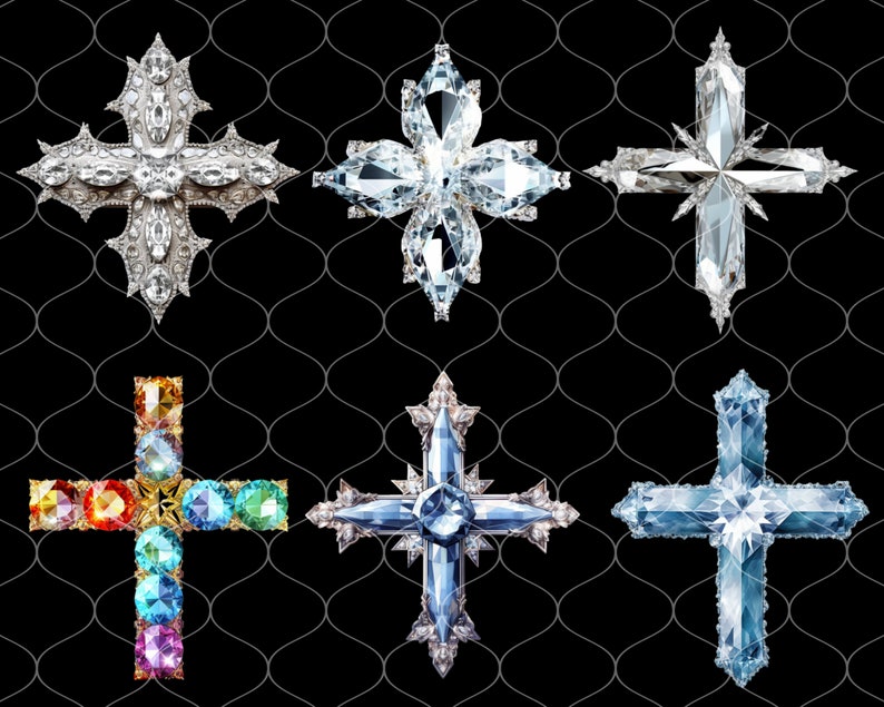 Diamond Cross, 30 Png, Cross Clipart, Christian Cross Clipart, Cross ...