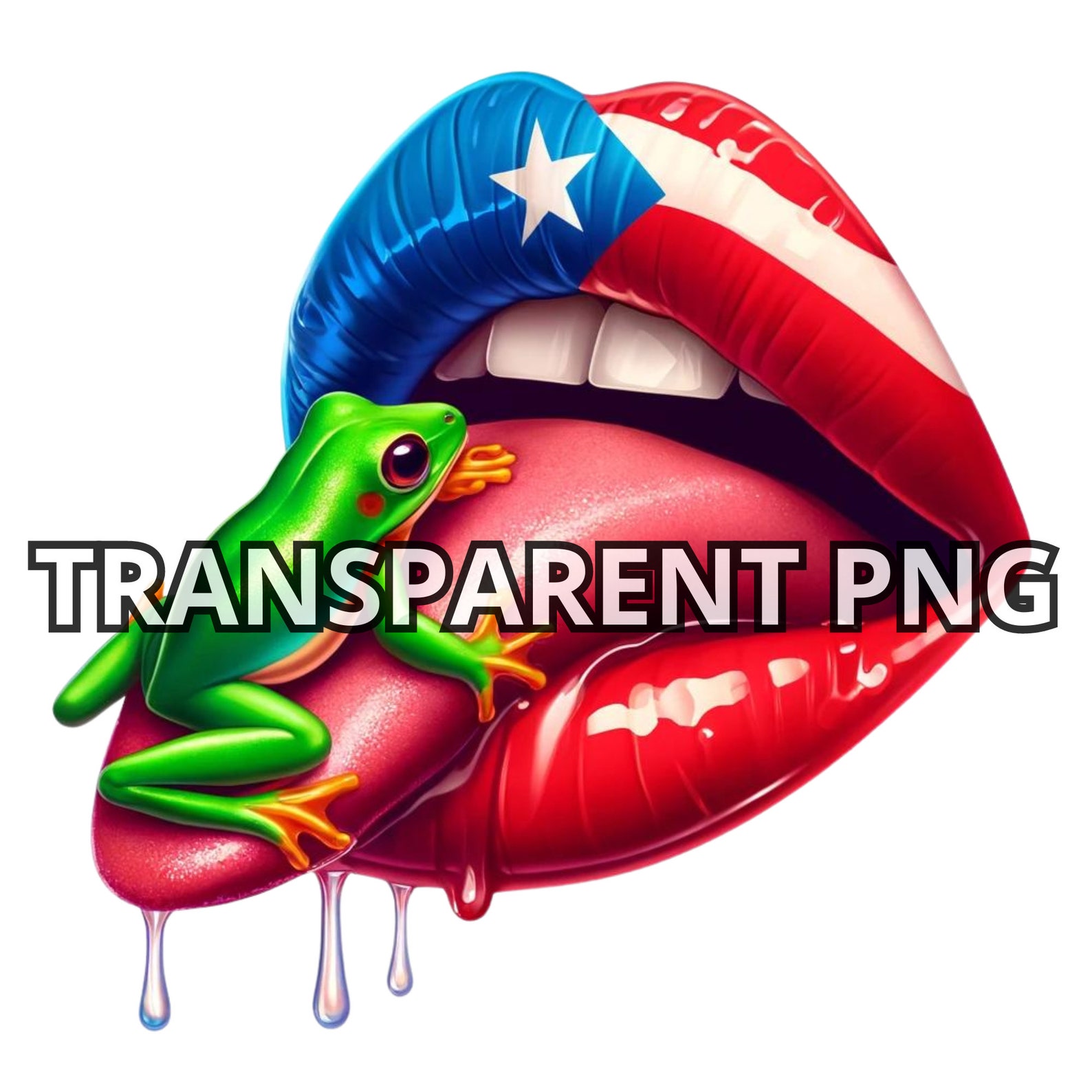 Dripping Lips Png, TRANSPARENT PNG, Sublimation Lips, Boricua Png ...