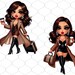 Chibi Travel Latina, 18 PNG, Chibi Style, Travel Girl Clipart, Girls ...