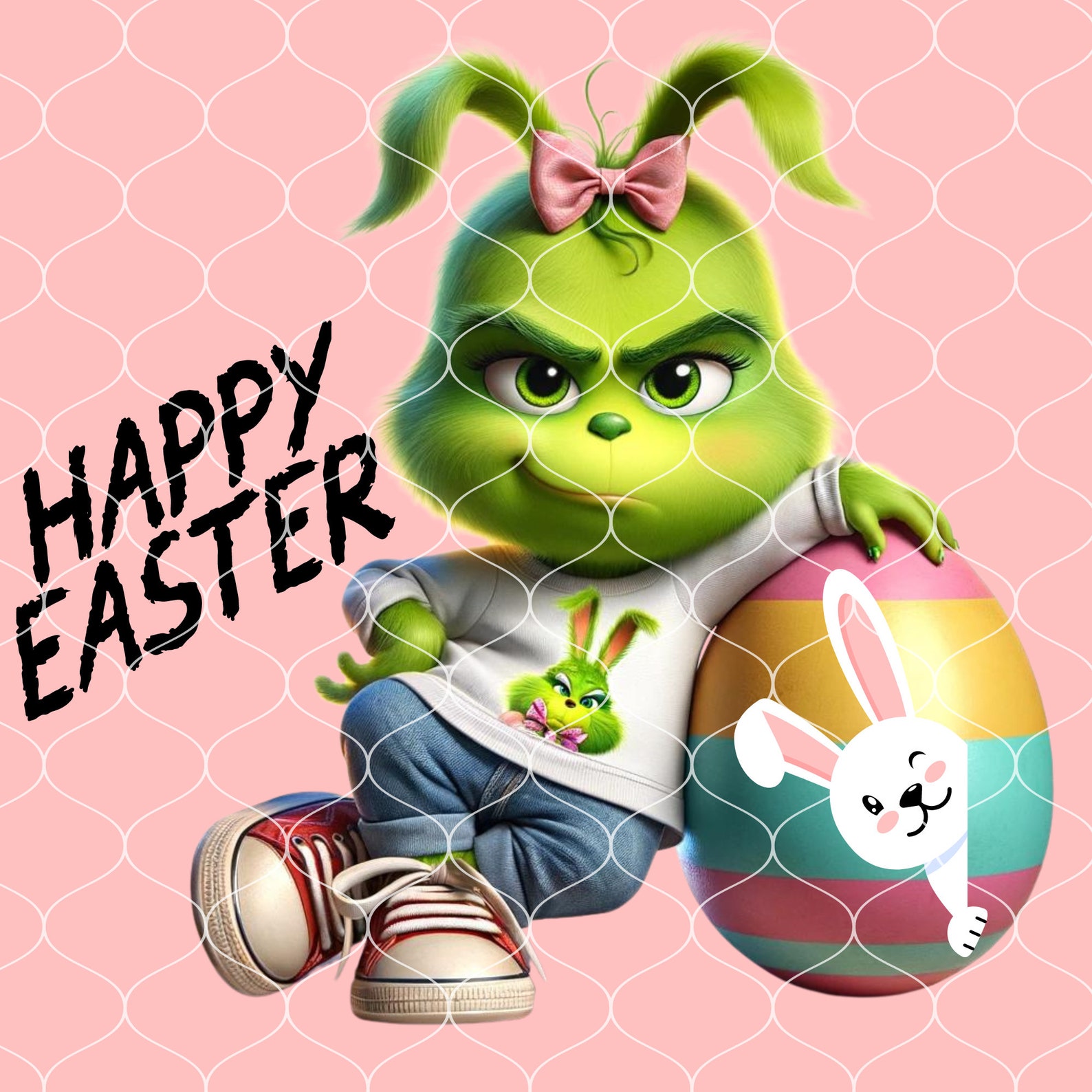 Baby Grinch Png, TRANSPARENT PNG, Easter Grinch Png, Easter Grinch ...
