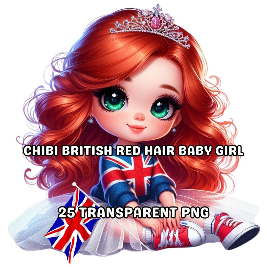 25 Cute Chibi British Red Hair Baby Girl, Chibi Girl Png, Chibi Dolls ...