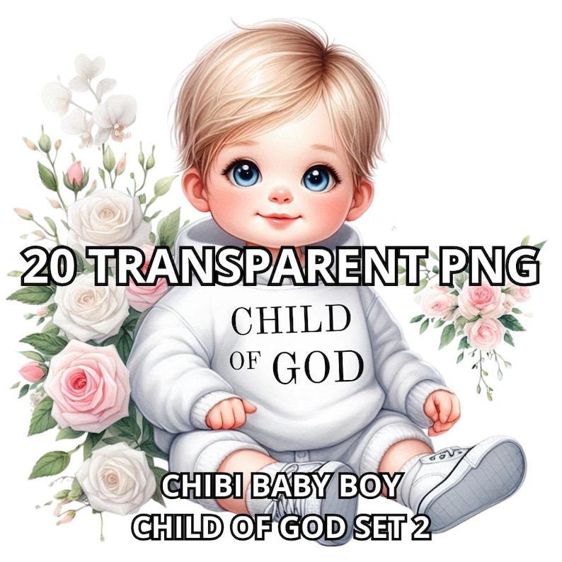 20 Chibi Baby Boy Png CHILD of GOD Set 2, Chibi Boy Png, Chibi Boy ...