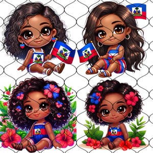 Chibi Cute Haitian Baby Girl Png,20 Png, Haitian Png, Haitian Baby Girl ...