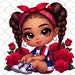 Chibi Cute Dominican Baby Girl Png, 15 Png, Dominican Republic, Chibi ...