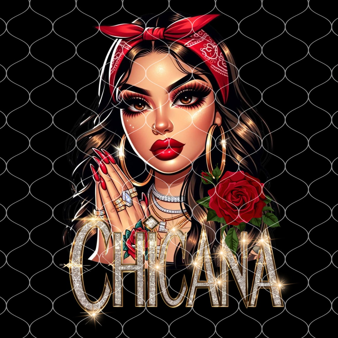 Chicana Clipart, TRANSPARENT PNG, Chicano Woman Png, Latina Woman Png ...